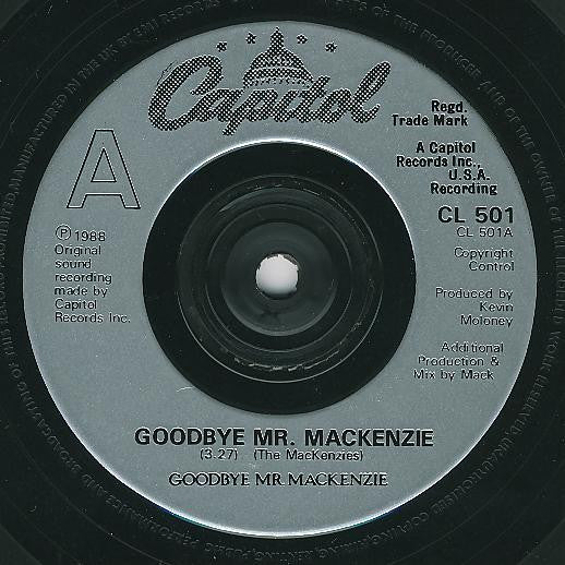 Buy Goodbye Mr. Mackenzie : Goodbye Mr. Mackenzie (7", Sil) from ...