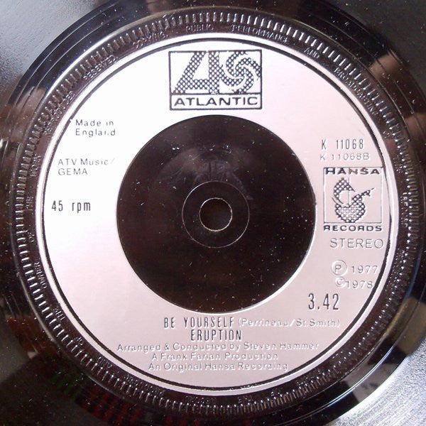 Buy Eruption : I Can't Stand The Rain (7", RE) from DaddyPop www ...