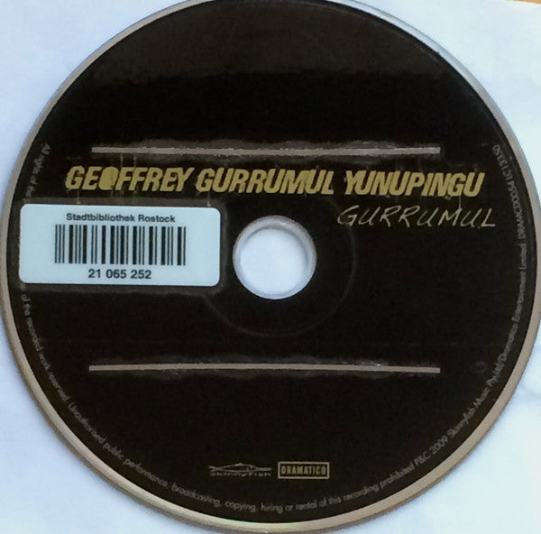 Buy Gurrumul Yunupingu : Gurrumul (CD, Album, Dig) from DaddyPop www ...